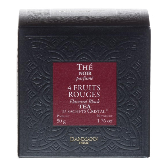 4 fruits rouges Cristal - Thé en sachets - Cafés Querry