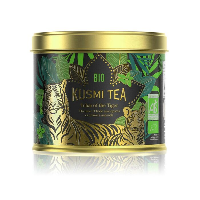 Kusmi Tea boite Tchaï of the Tiger 100g - Thé en vrac Kusmi Tea - Cafés ...