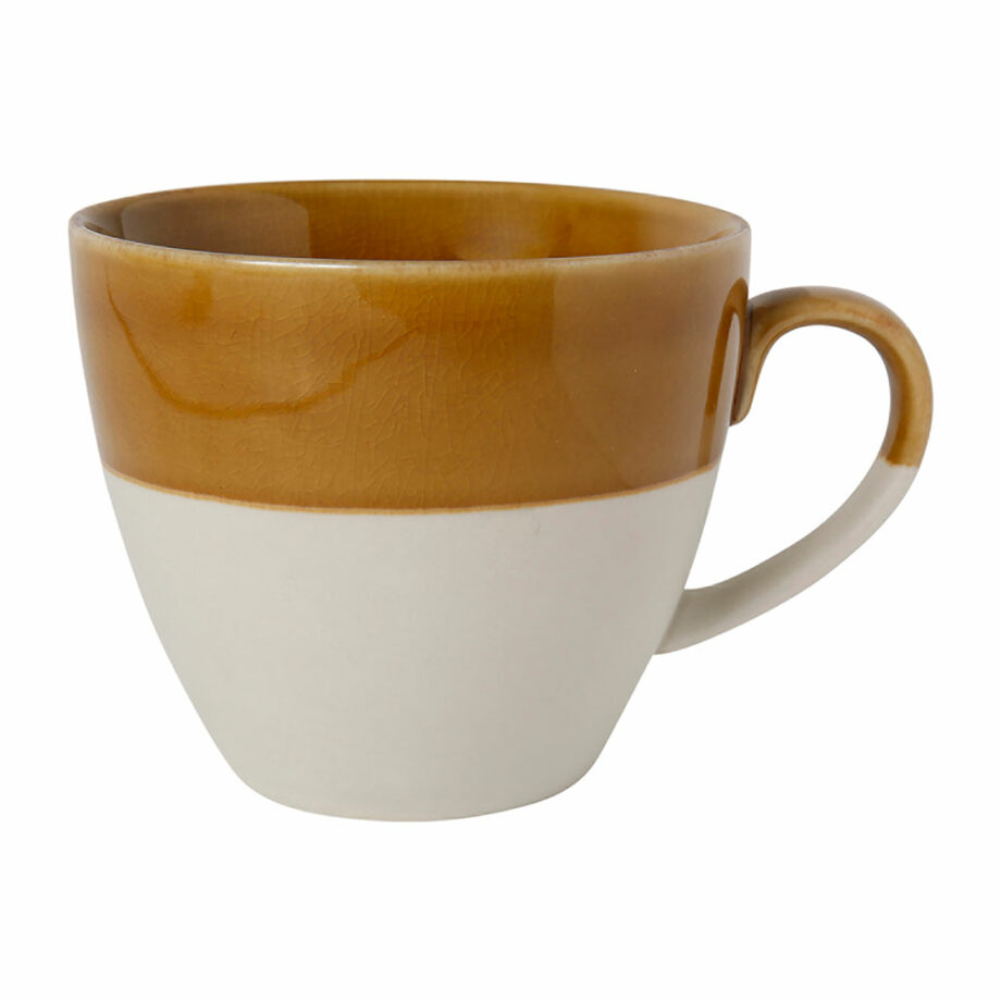 SEMA Tasse crakel moutarde 50cl - Accessoire thé - Cafés Querry