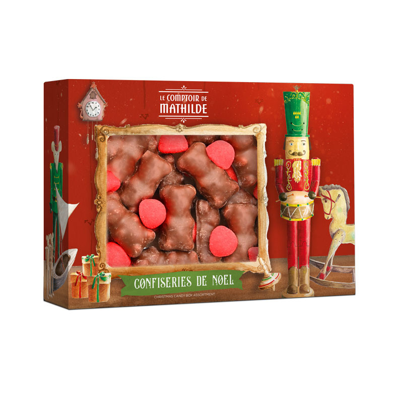 Le Comptoir de Mathilde Coffret Confiseries de Noël 200g - Cafés Querry