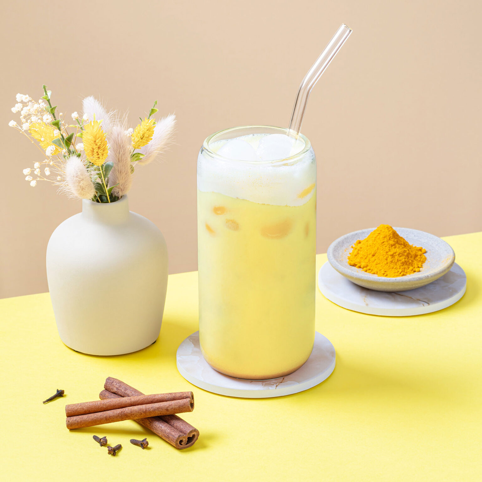 Monbana Golden Latte, vegan, curcuma épices - Cafés Querry
